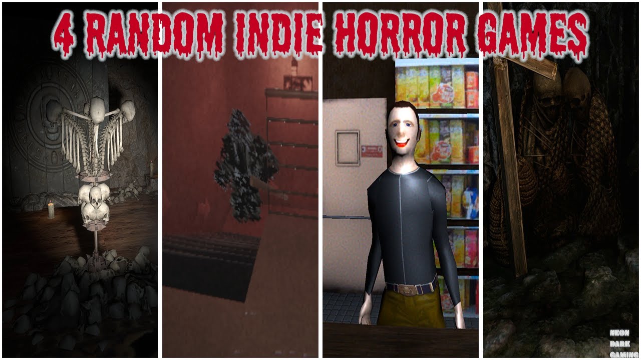 4 RANDOM INDIE HORROR GAMES FOR A RANDOM MONDAY! - YouTube