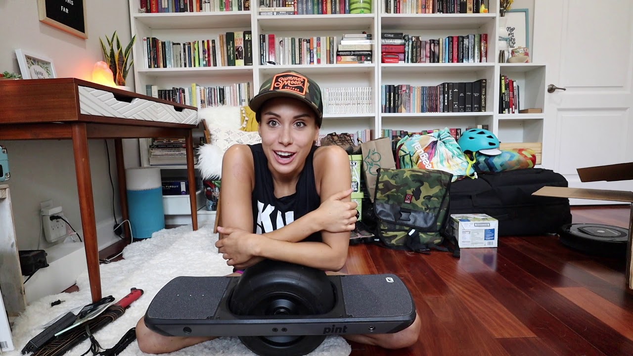 Onewheel Pint unboxing, first ride, from a novice - YouTube