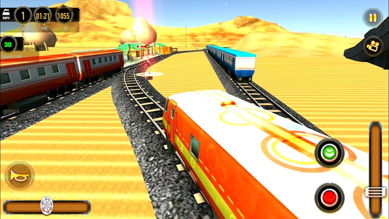 Train Simulator - Bullet Breeze Train driving - Train Game - Gameplay ...