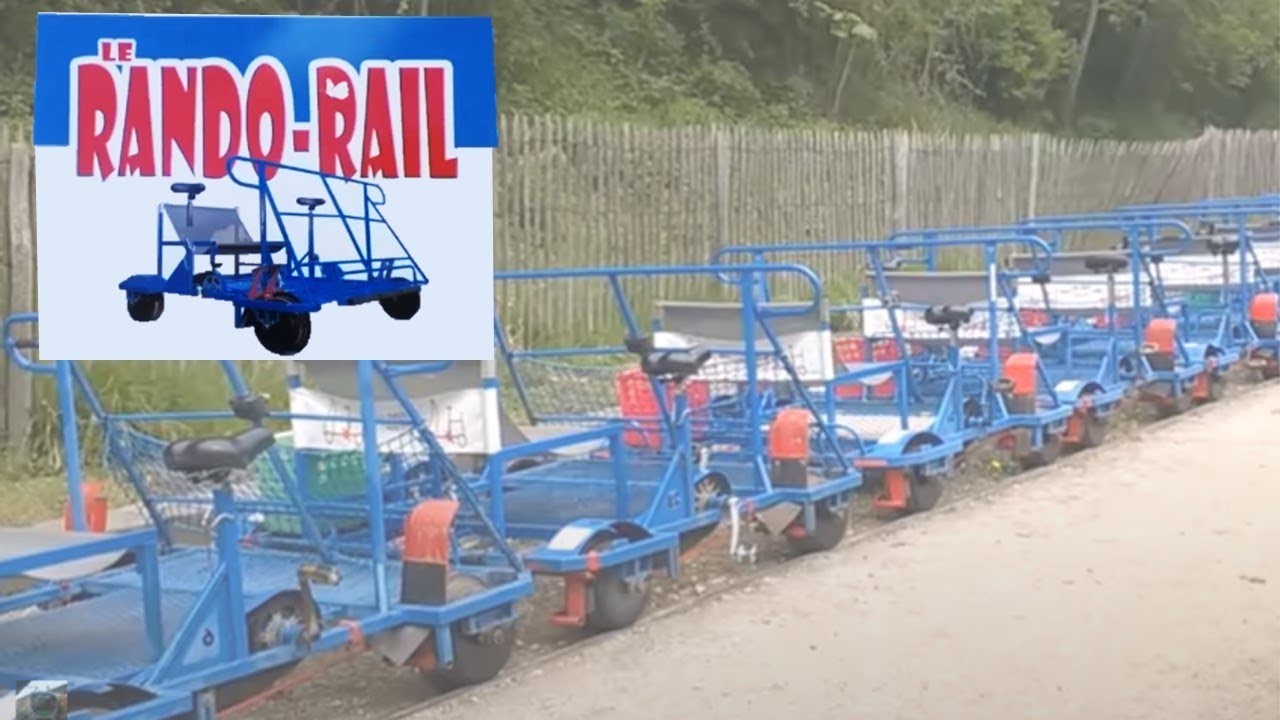 Rando-Rail Railbikes Nielles-les-Bléquin France - YouTube
