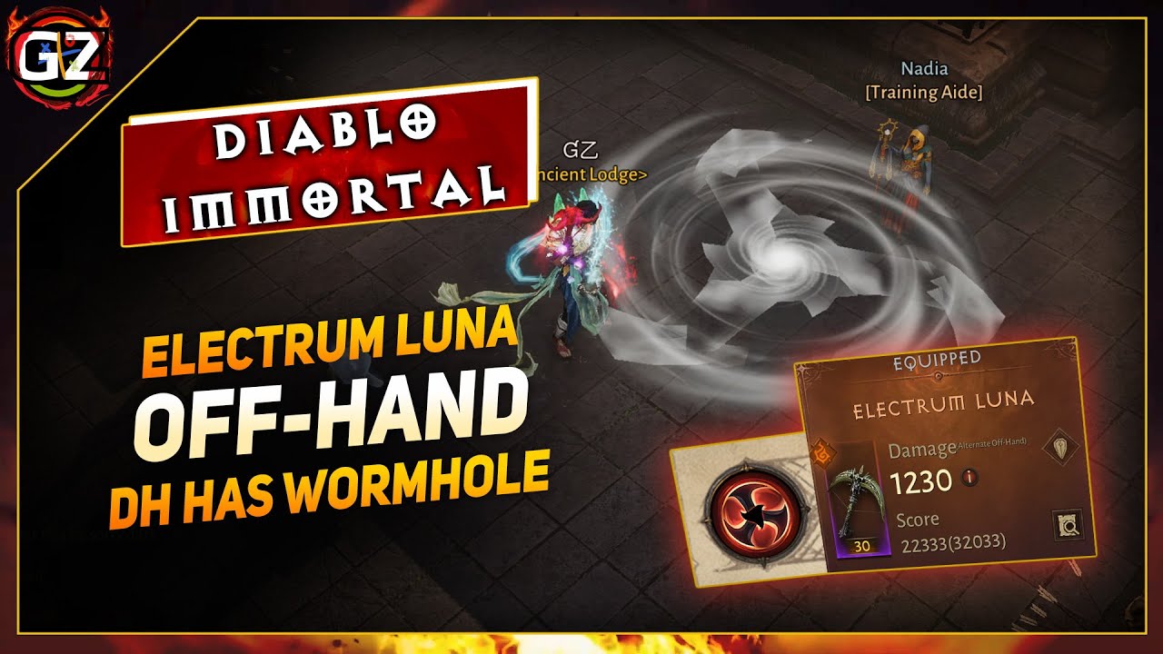 Electrum Luna | Off-Hand | DH has Wormhole Now | Diablo Immortal - YouTube
