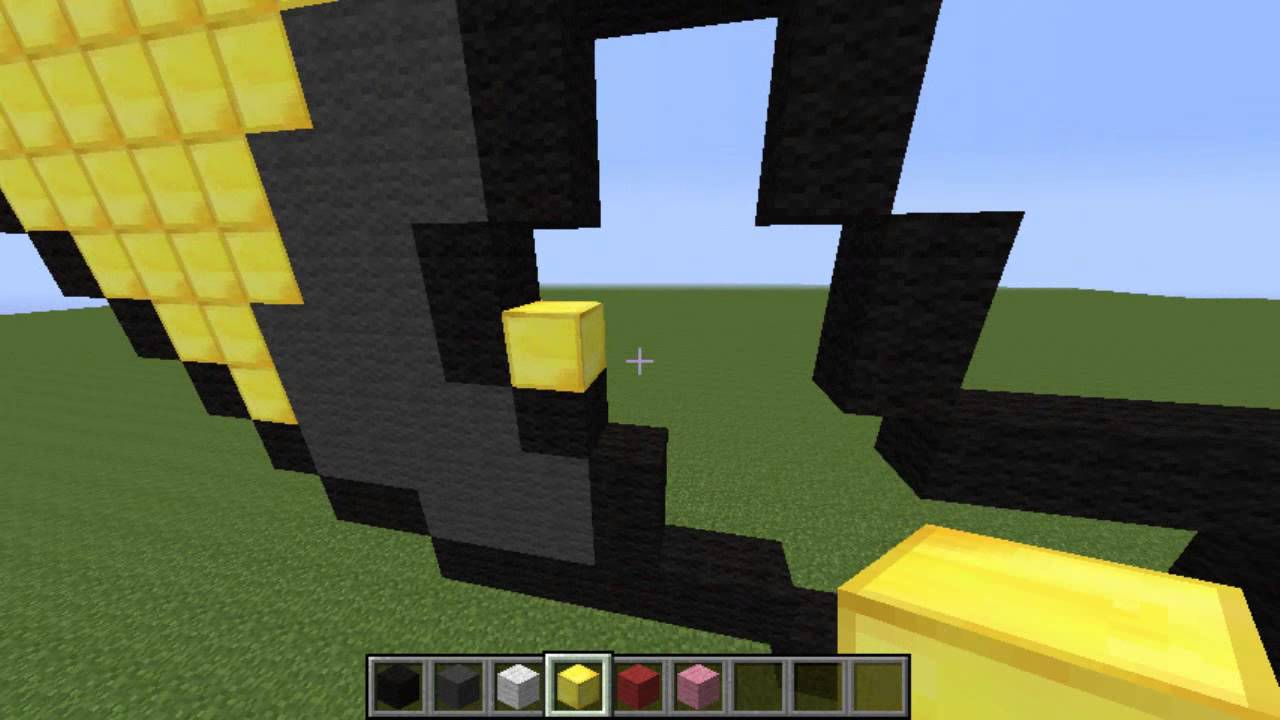 Minecraft: Umbreon Pixel Art Speed Build - YouTube