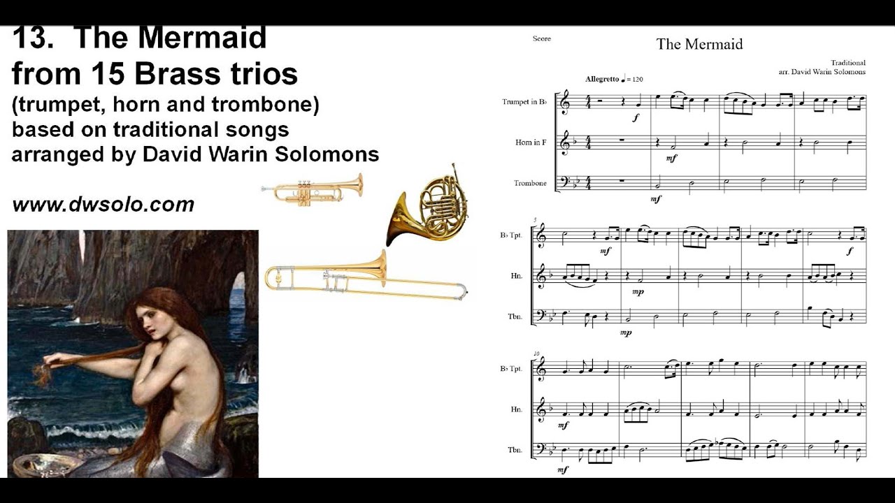 The Mermaid from 15 Brass trios - YouTube