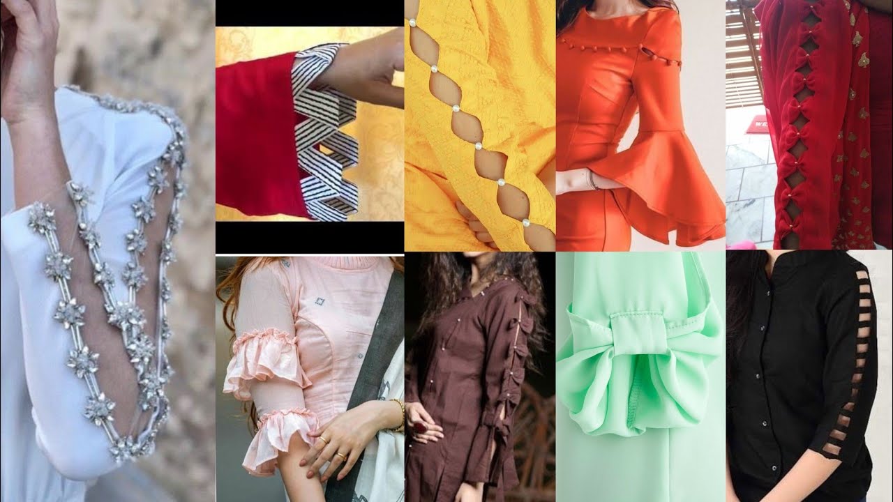 Top Beautiful and stylish sleeves designs for girls 2020 - YouTube