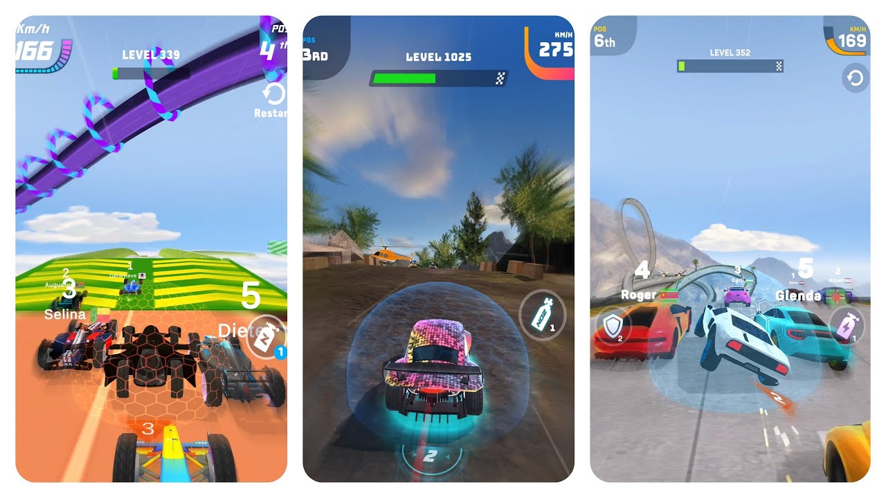 Race Master 3D Gameplay 1020-1025 vs Formula Racing Car Games 336-342 ...