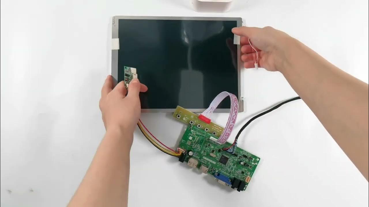 10.4inch 800X600 LED Backlight LCD Screen With DP HDMI VGA LCD Controller Board - YouTube