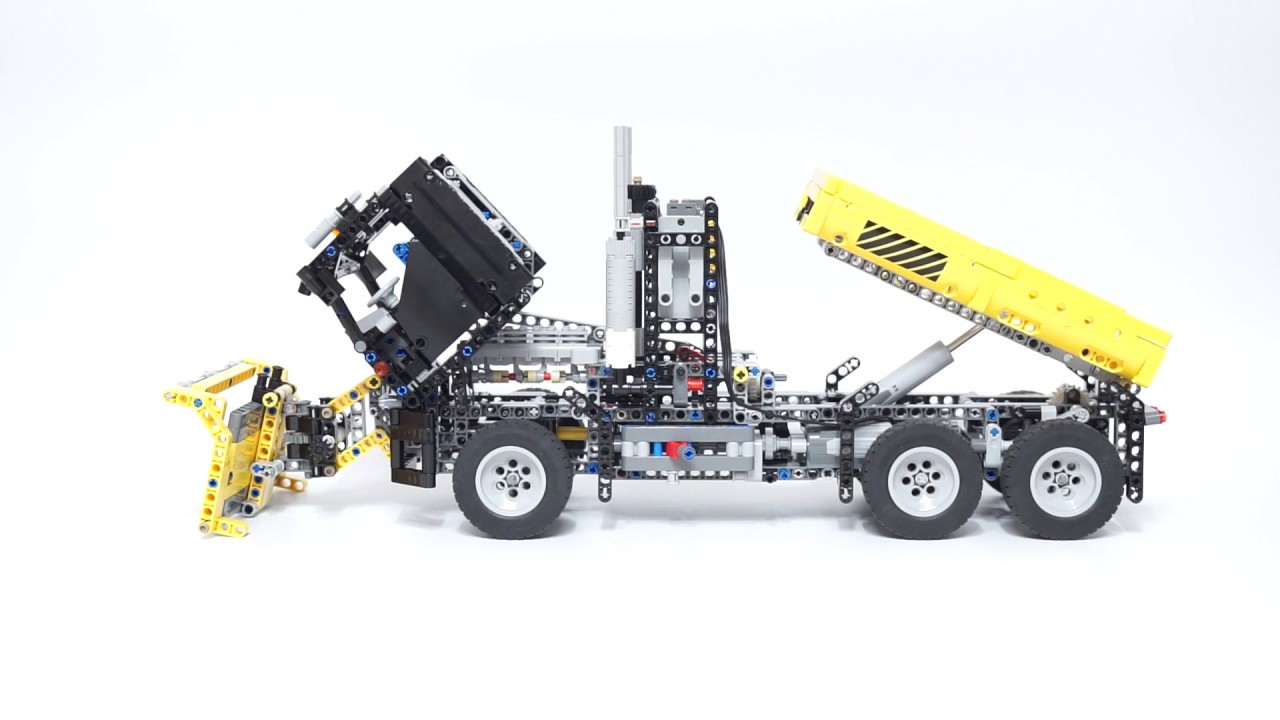 Lego 9397-B Container Truck with Snowplow - YouTube