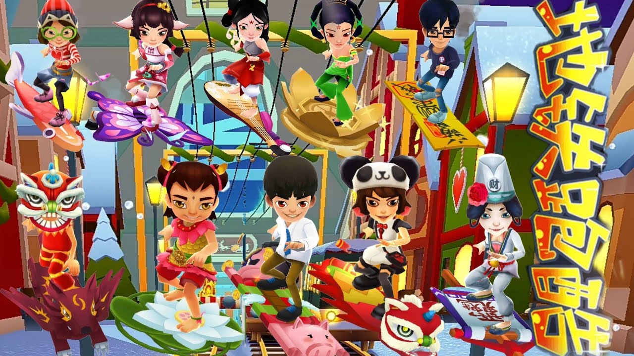 Subway Surfers Chinese Version Characters and Hoverboards not available ...