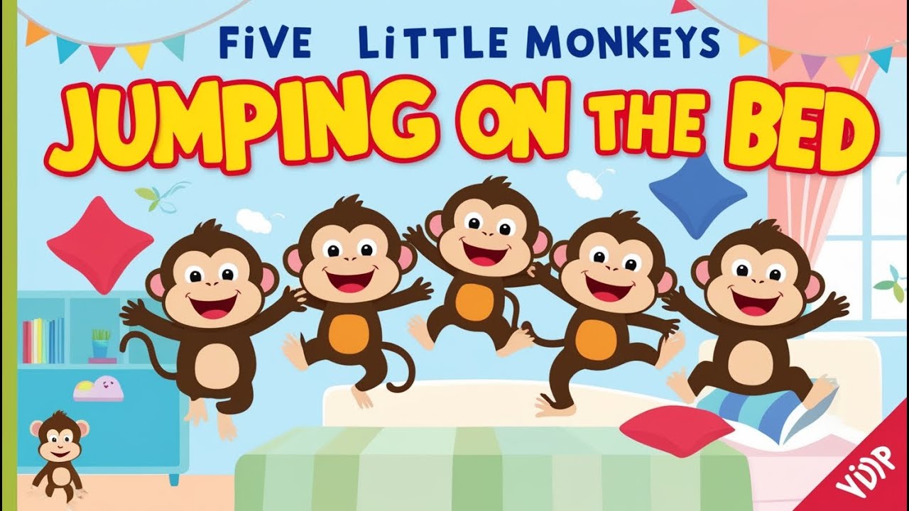 Five Little Monkeys & More: Fun Nursery Rhymes for Kids! - YouTube