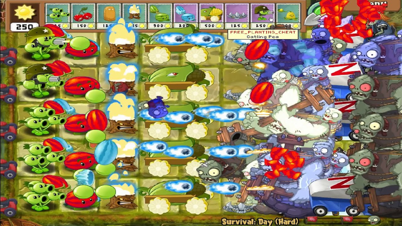 Plants vs Zombies Game Of The Year Hack 999 Heavy Huge Plants vs 999 ...