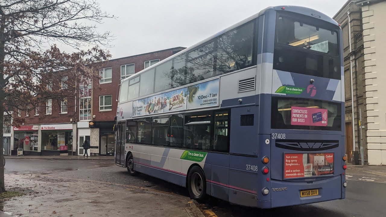 First Norfolk and Suffolk 37408 - YouTube