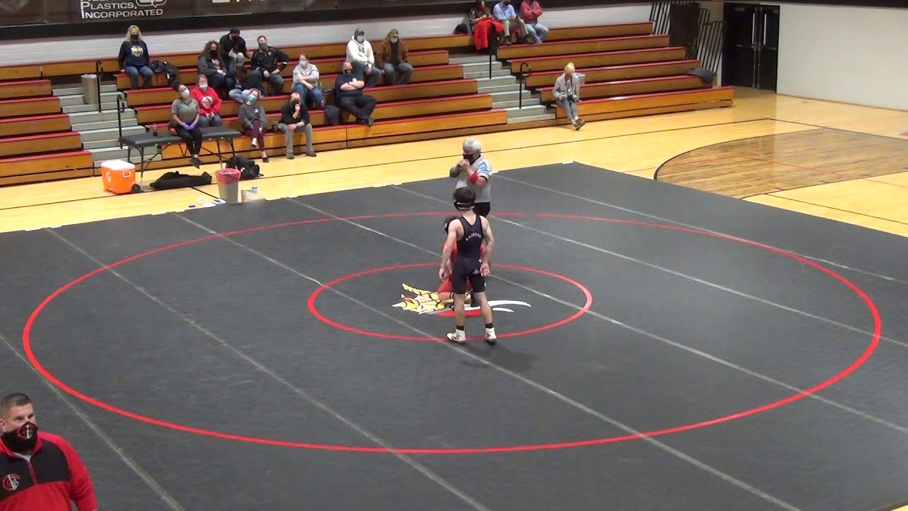 20 106lbs Cameron Fogle vs Kaleb Baehl, North Posey (W9-0 Dec) - YouTube