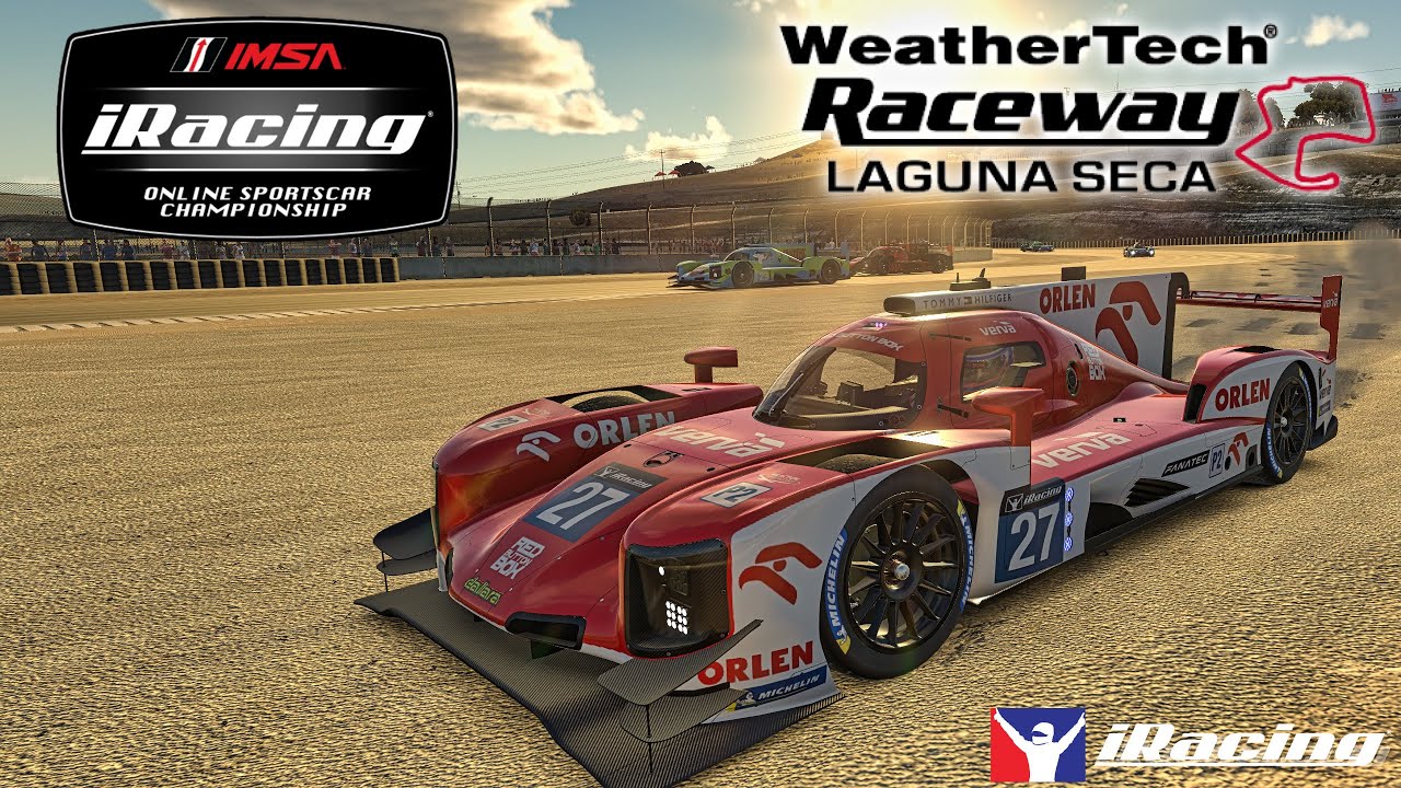 iracing IMSA in Dallara LMP2 @ Laguna Seca - YouTube