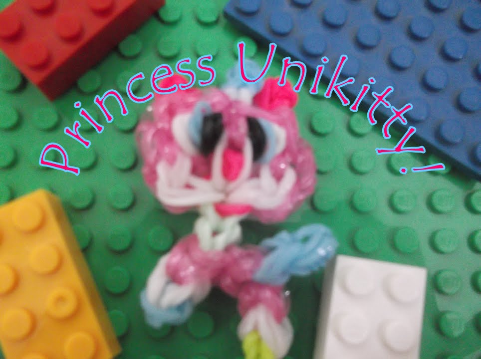 Loom Bands: LEGO Movie Princess Unikitty Charm Tutorial! - YouTube
