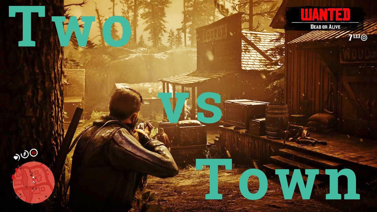 Arthur Morgan vs The Whole Town - Insane Gunfight | RDR2 #rdr2 # ...