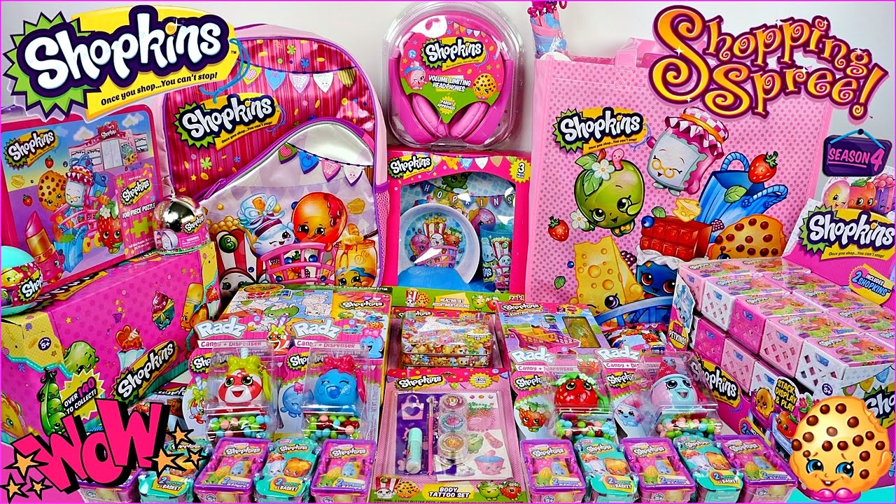 ~☀*★~ SHOPKINS SHOPPING SPREE ~☀*★~ HUGE Shopkins Haul - YouTube