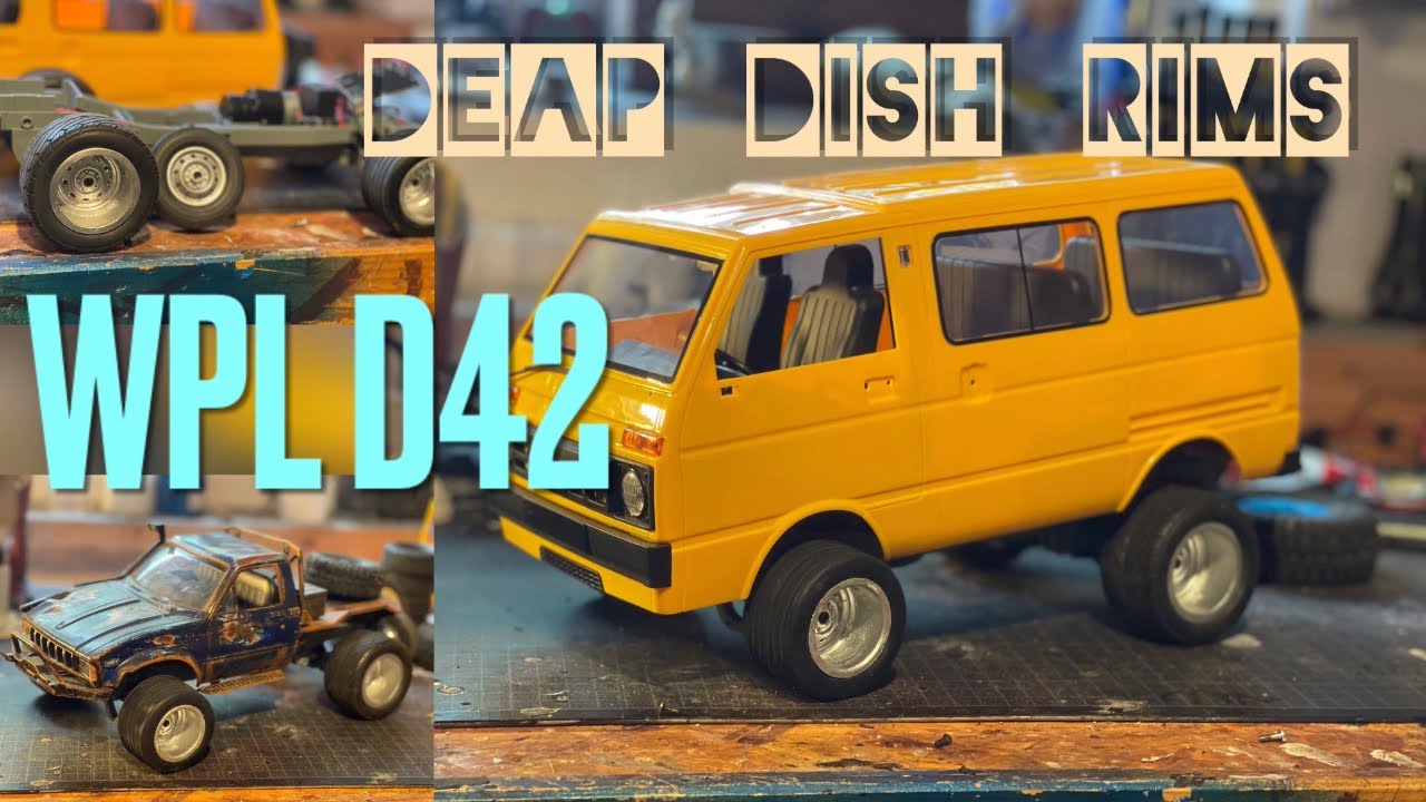 Wpl d42 Tiefbettfelgen DIY Sekundenkleber und Klopapier - YouTube