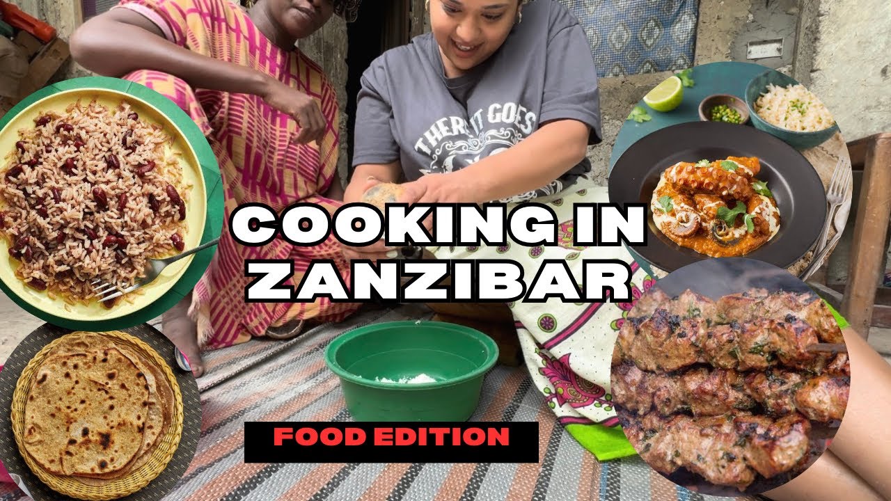 Cooking local dishes of Tanzania | food Vlog | Zanzibar - YouTube