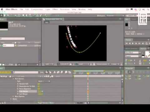 28 Creating Text on a Path - YouTube