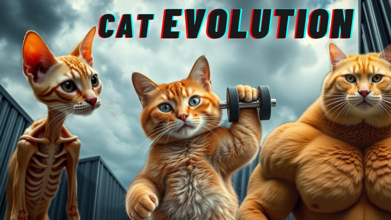 *"Cat Evolution: From Paws to Prowess"*🐱💪 - YouTube