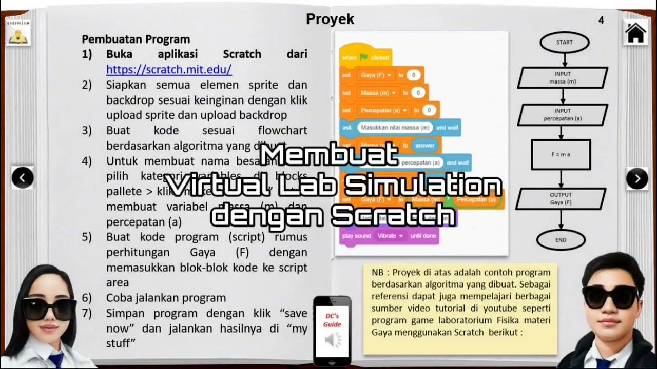 Cara Membuat Game Virtual Lab Simulation di Scratch - Praktik Lintas Bidang Informatika Fisika ...