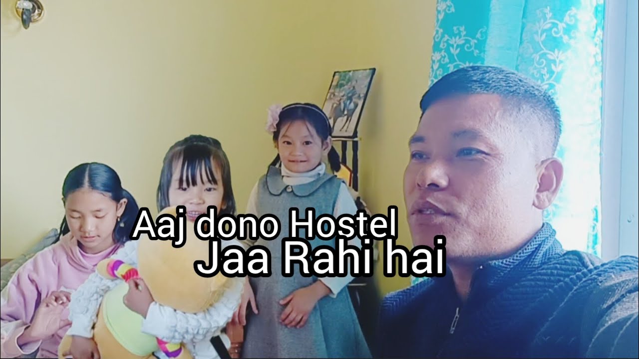 Dono cute baby Aaj Hostel jaayegi - YouTube