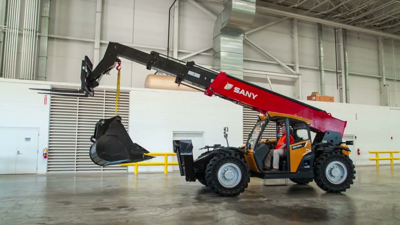 Телескопический погрузчик SANY. Sany telescopic handler ( SANY ...