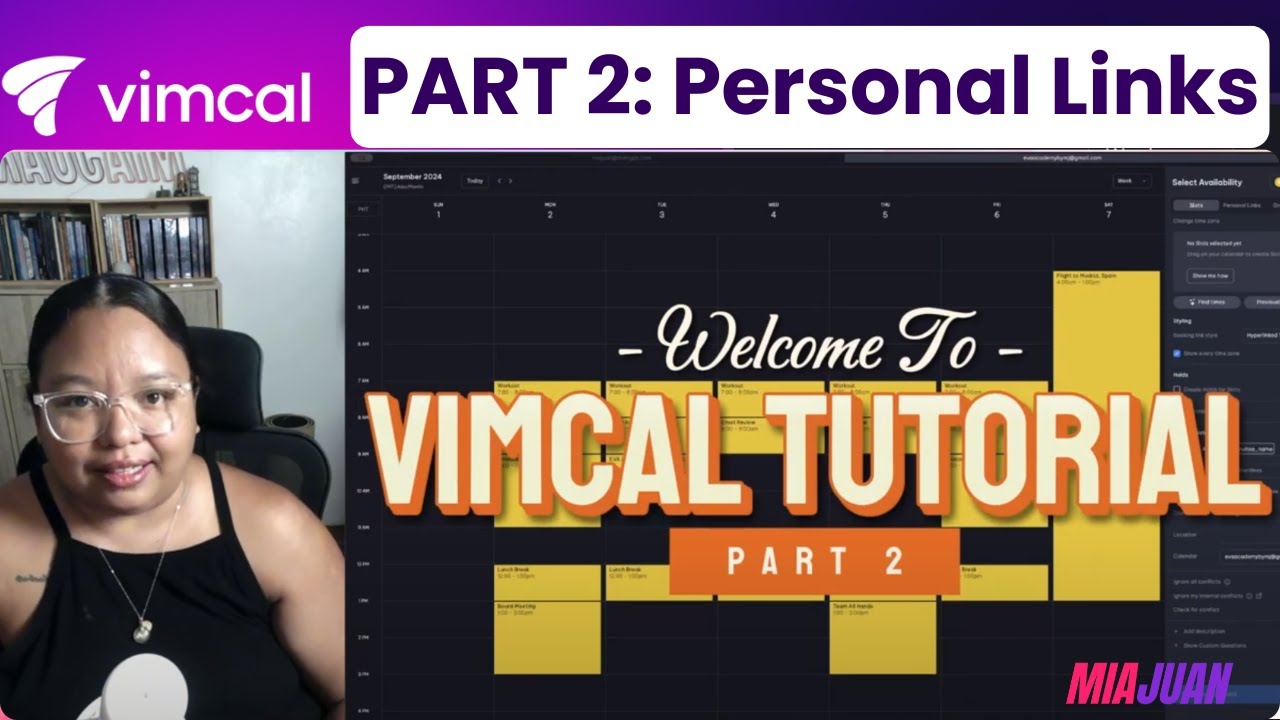VIMCAL Personal Links (Step-by-Step Tutorial PART 2) - YouTube