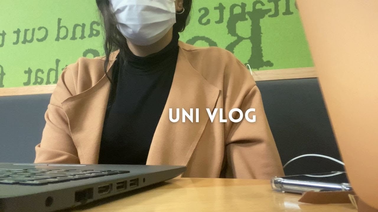 (VLOG) University study vlog | writing a report | a day on campus with ...