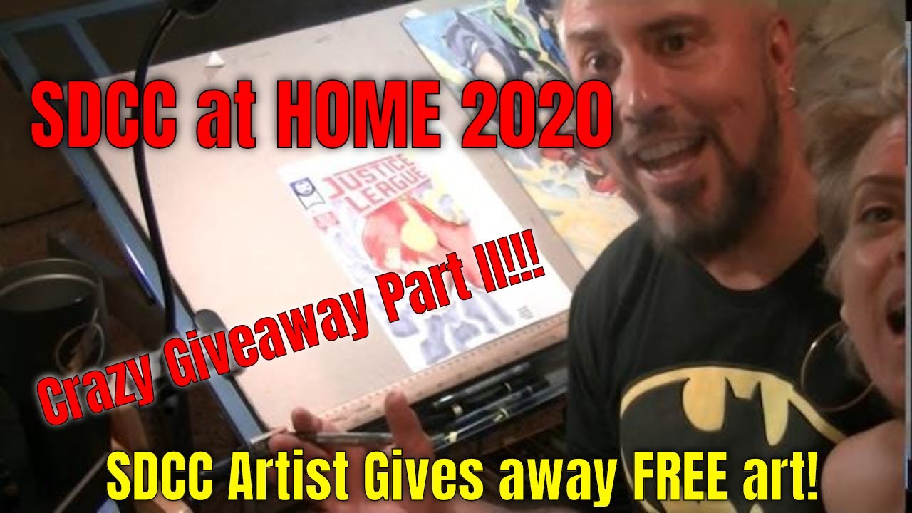 Comic Con at Home 2020 Live Art Drawing Part II - Artist - EEKNation ...
