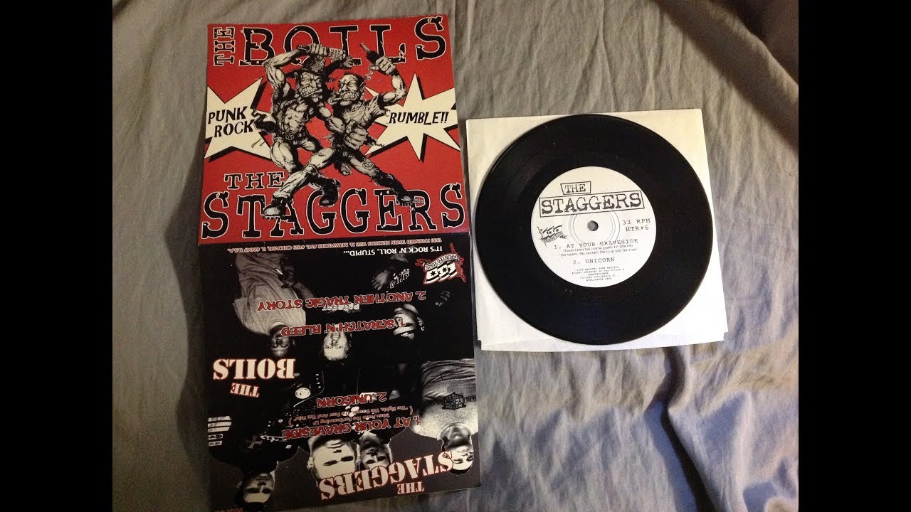 The Staggers & The Boils ‎– Punk Rock Rumble!! 7" (Review) - YouTube