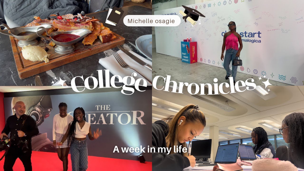 The College Chronicles pt.3 | week in my life Vlog | Dermalogica Events ...
