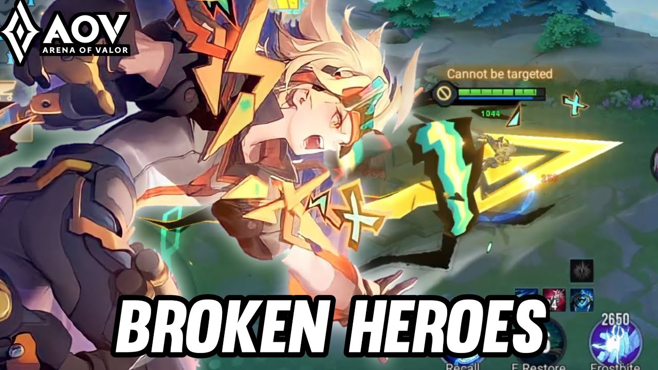 NEW SKIN KAINE GAMEPLAY | BROKEN HEROES - ARENA OF VALOR - YouTube