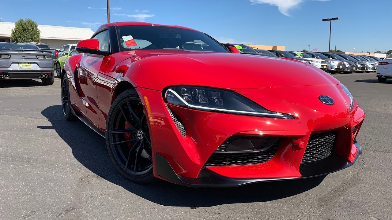2020 Toyota GR Supra Launch Edition (Renaissance Red) Arrival - Madera ...
