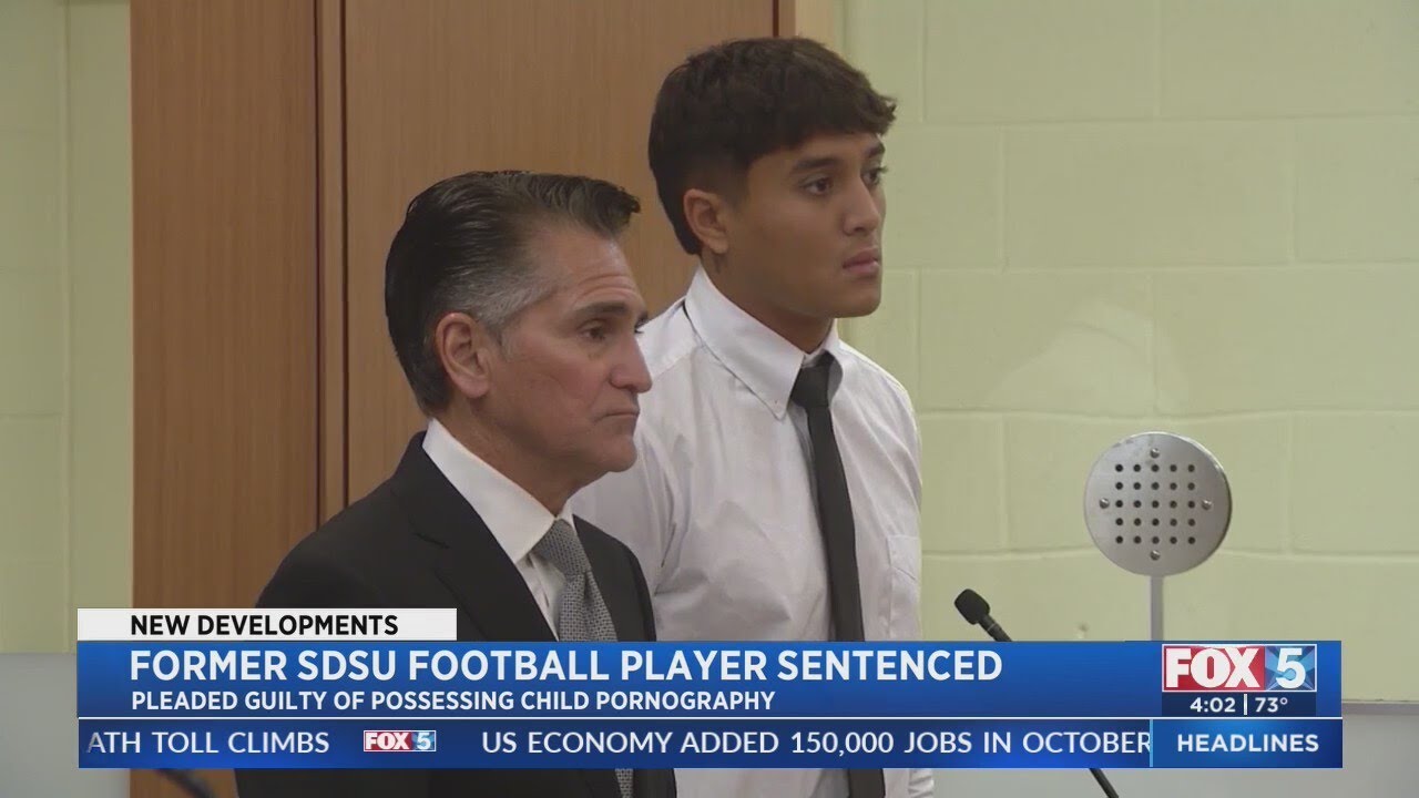Former SDSU Football Player Sentenced - YouTube