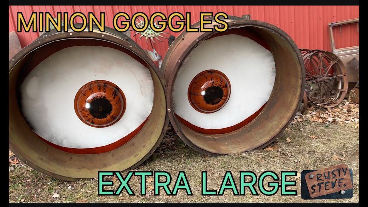 MINION GOGGLES Extra Large - YouTube