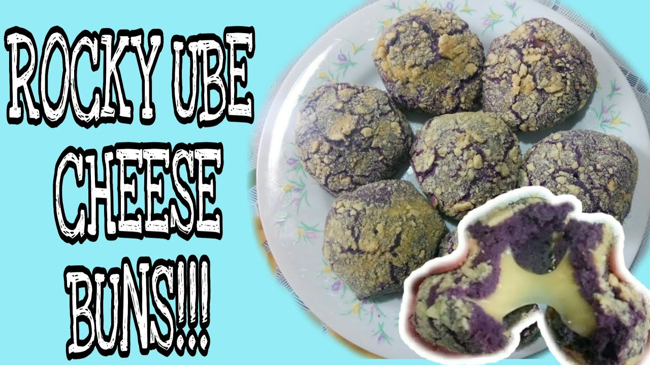 ROCKY UBE CHEESE BUNS WITHOUT YEAST | ANGELICA CABRIDA - YouTube
