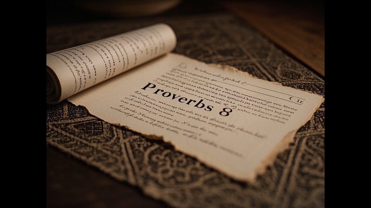 Proverbs 8 | The Voice of Wisdom Cries Out - YouTube