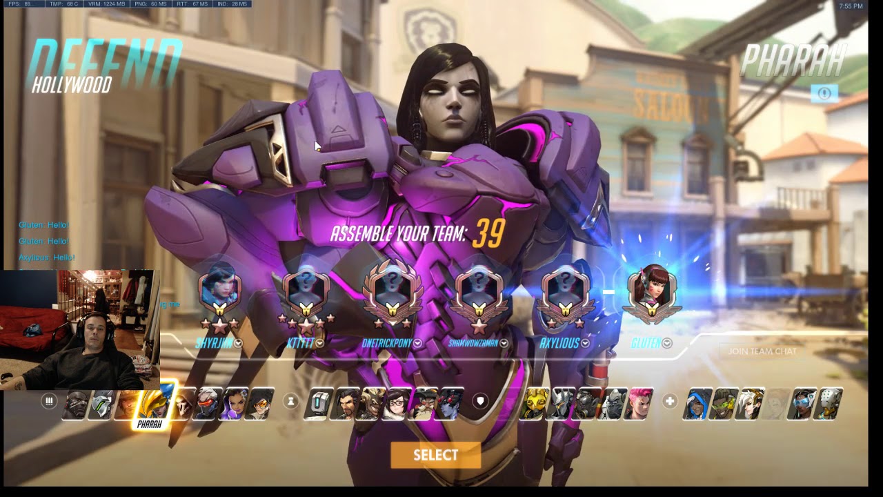 Overwatch competitive season match - YouTube