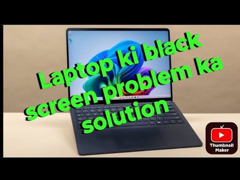Fix it: Laptop ON but Display Black l Black Screen Problem l Laptop ...