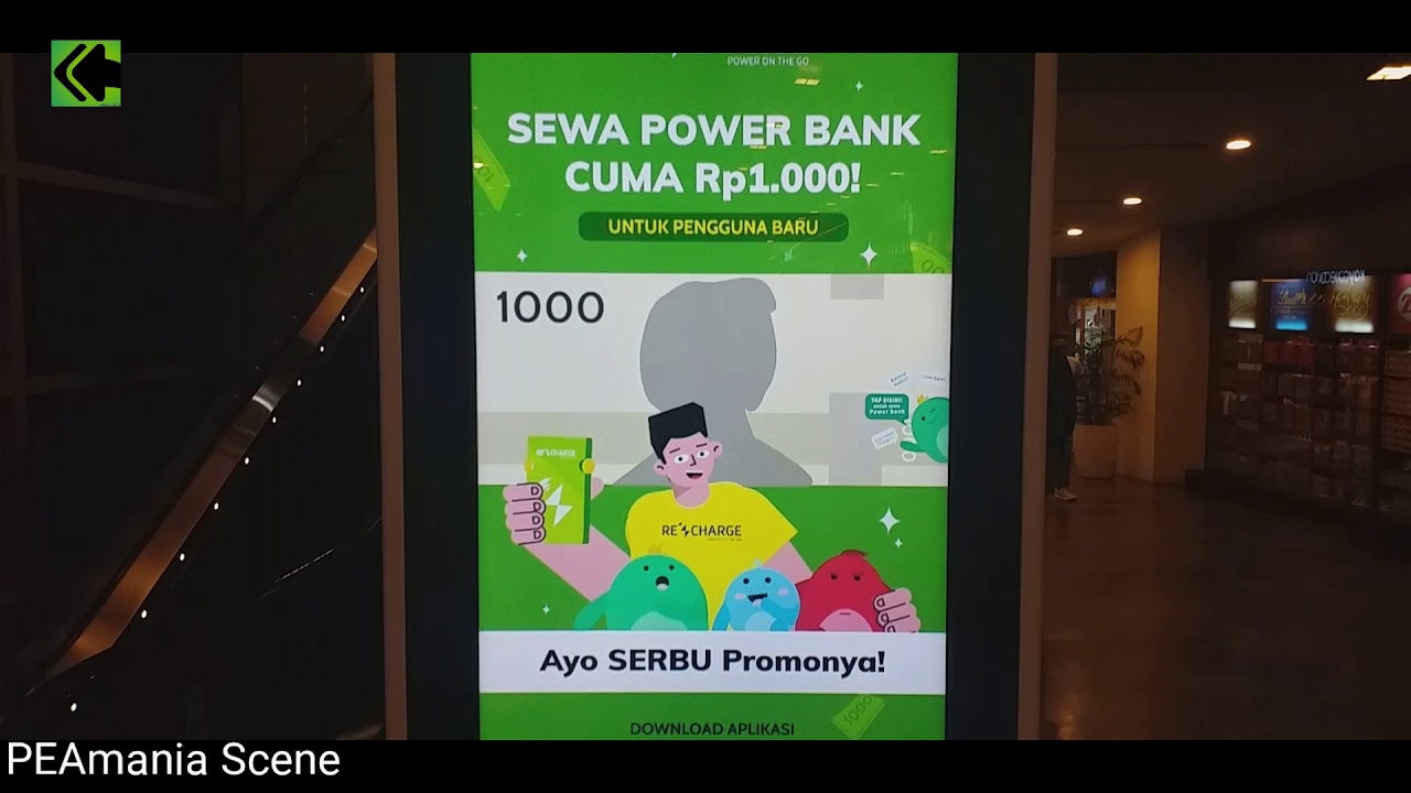 Mesin Sewa power bank - YouTube