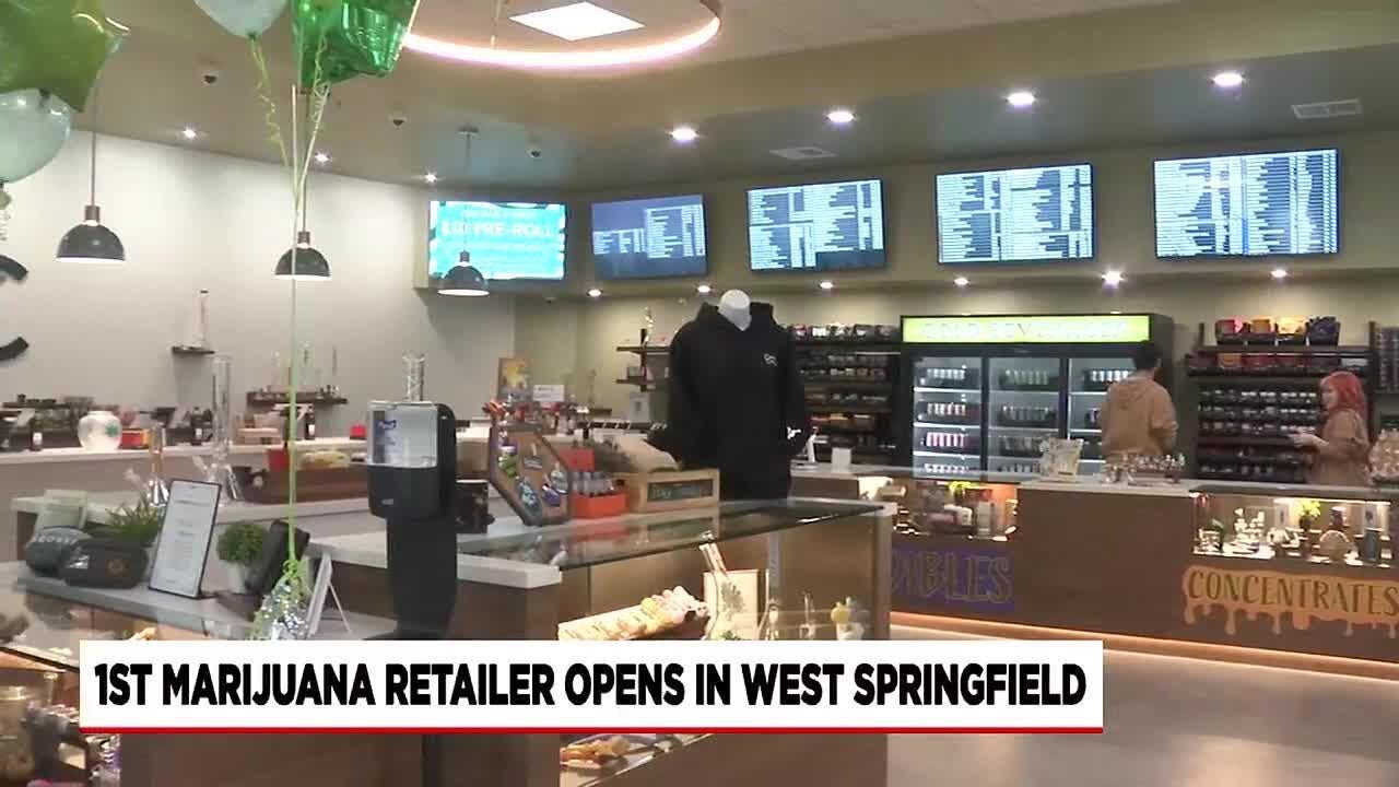 First marijuana dispensary opens in West Springfield - YouTube