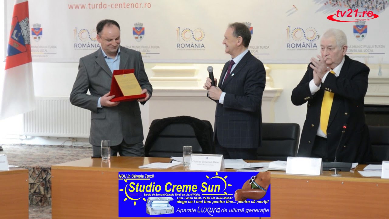 Numirea lui Anton Dobos cetatean de onoare al Turzii - YouTube