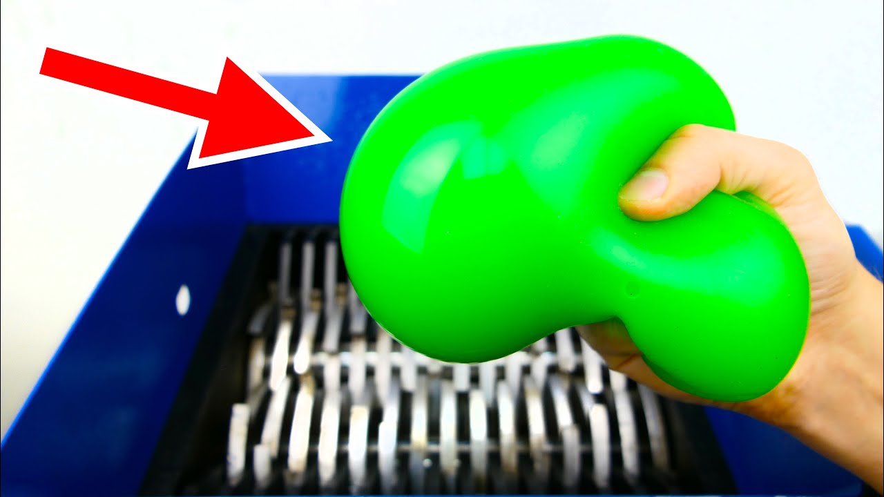 SHREDDING SLIME BALLS! CRUNCHY SOUNDS! - YouTube