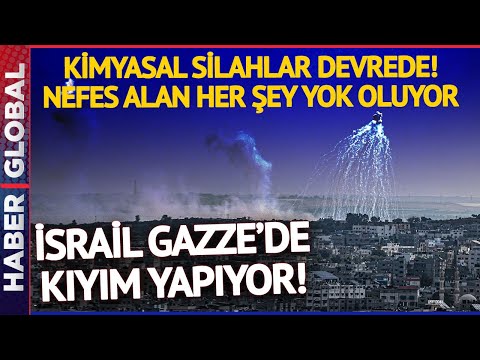 İsrail Gazze'de Kimyasal Silahla Kıyım Yapıyor! Nefes Alan Her Şeyi Yok Ediyor!