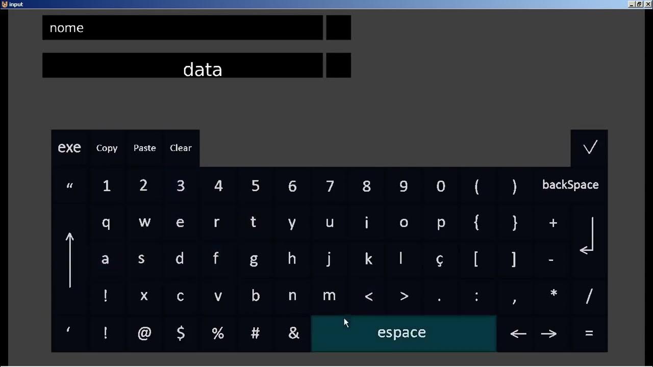 Inputtext Teclado Upbge Youtube