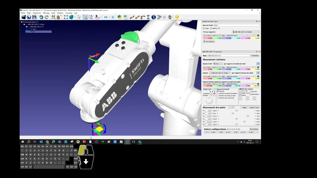 Premiers pas pour utiliser roboDK - YouTube
