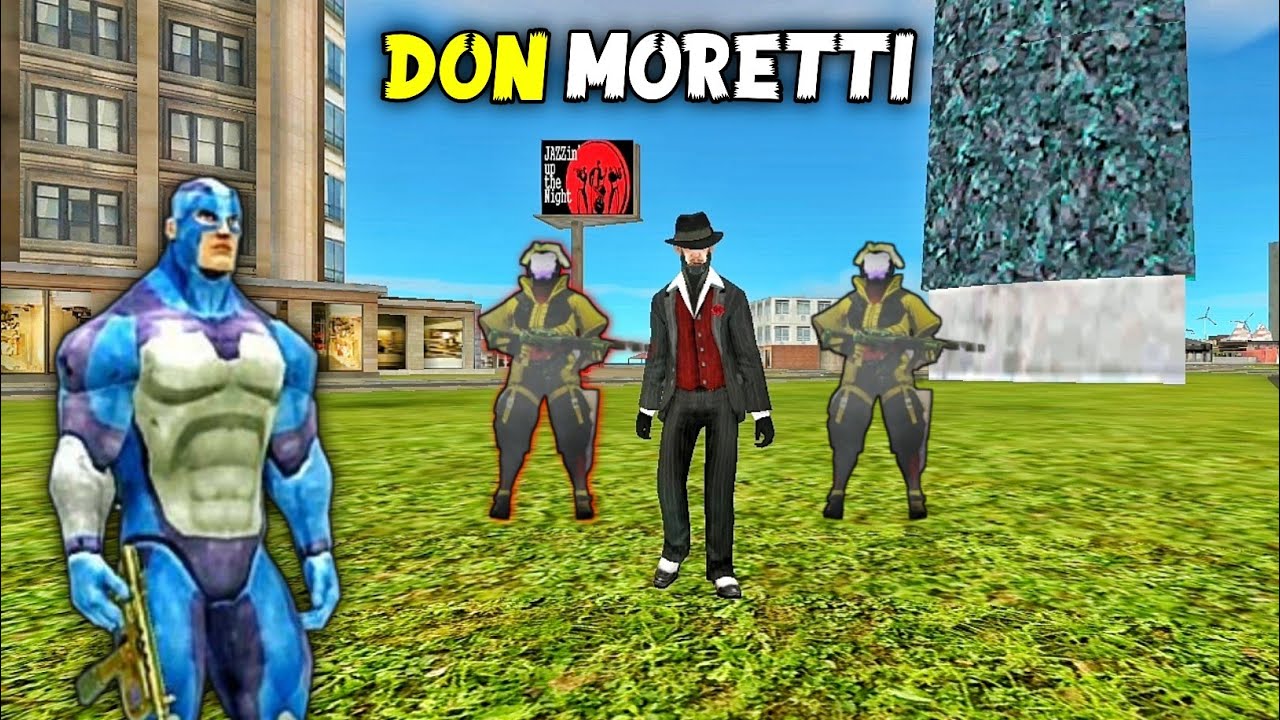 Don Moretti Fight With Rope Hero | Rope Hero Mafia City Wars All Bosses ...