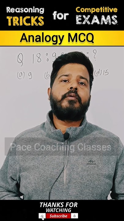 Analogy MCQ for Competitive Exam | Reasoning Tricks | #shorts #ytshorts #reasoning #ssc #sscchsl ...