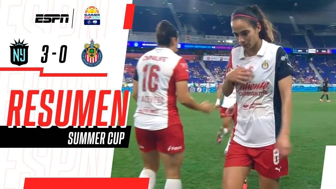 Resumen | Gotham FC 3-0 Chivas | Summer Cup - Goleada de despedida al ...